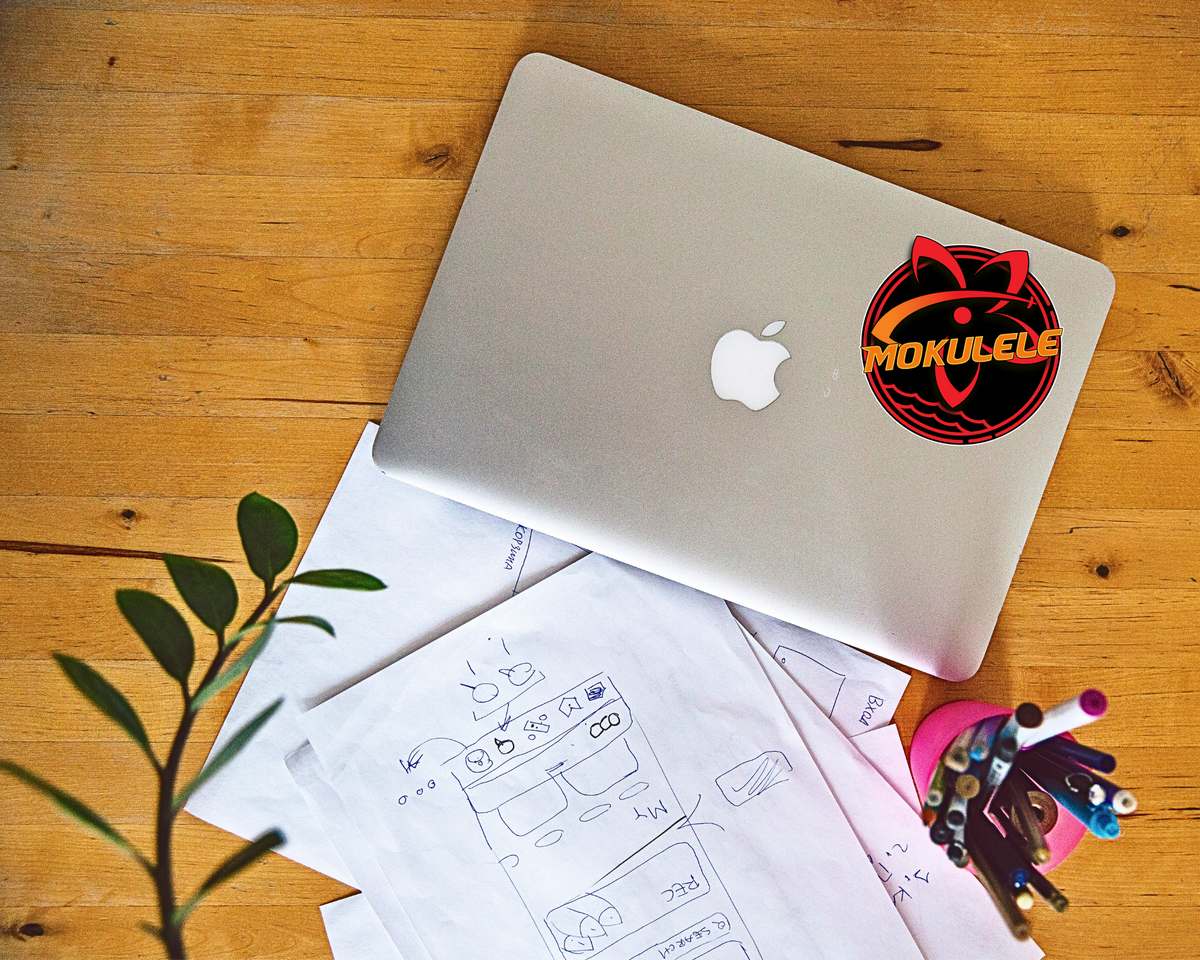 Mokulele Circle Logo Sticker/Decal – Mokulele Store