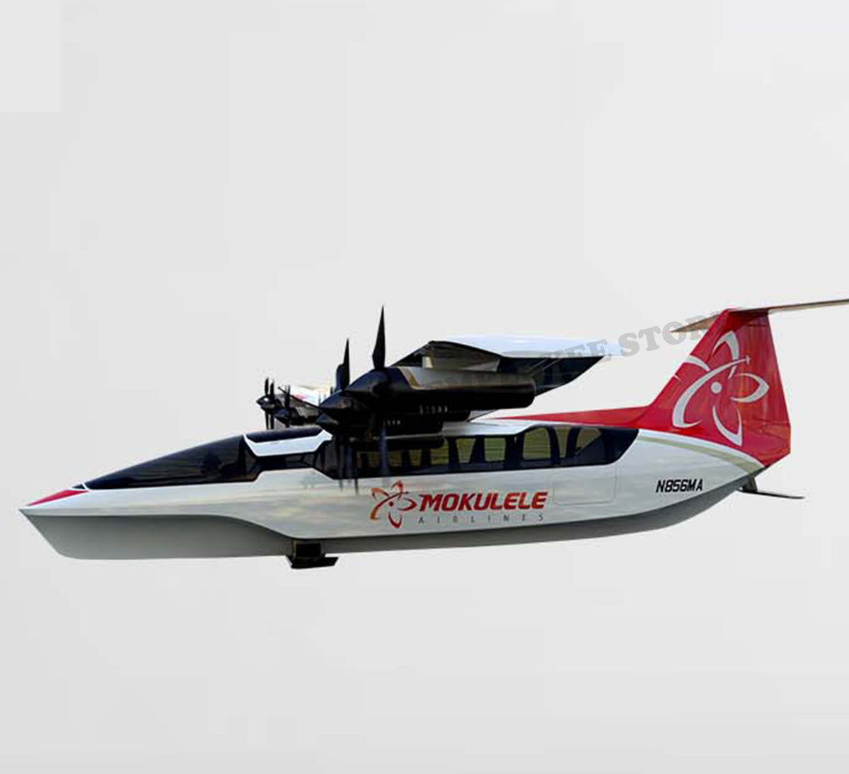 Mokulele Sea Glider Plane Decal Stickers – Mokulele Store